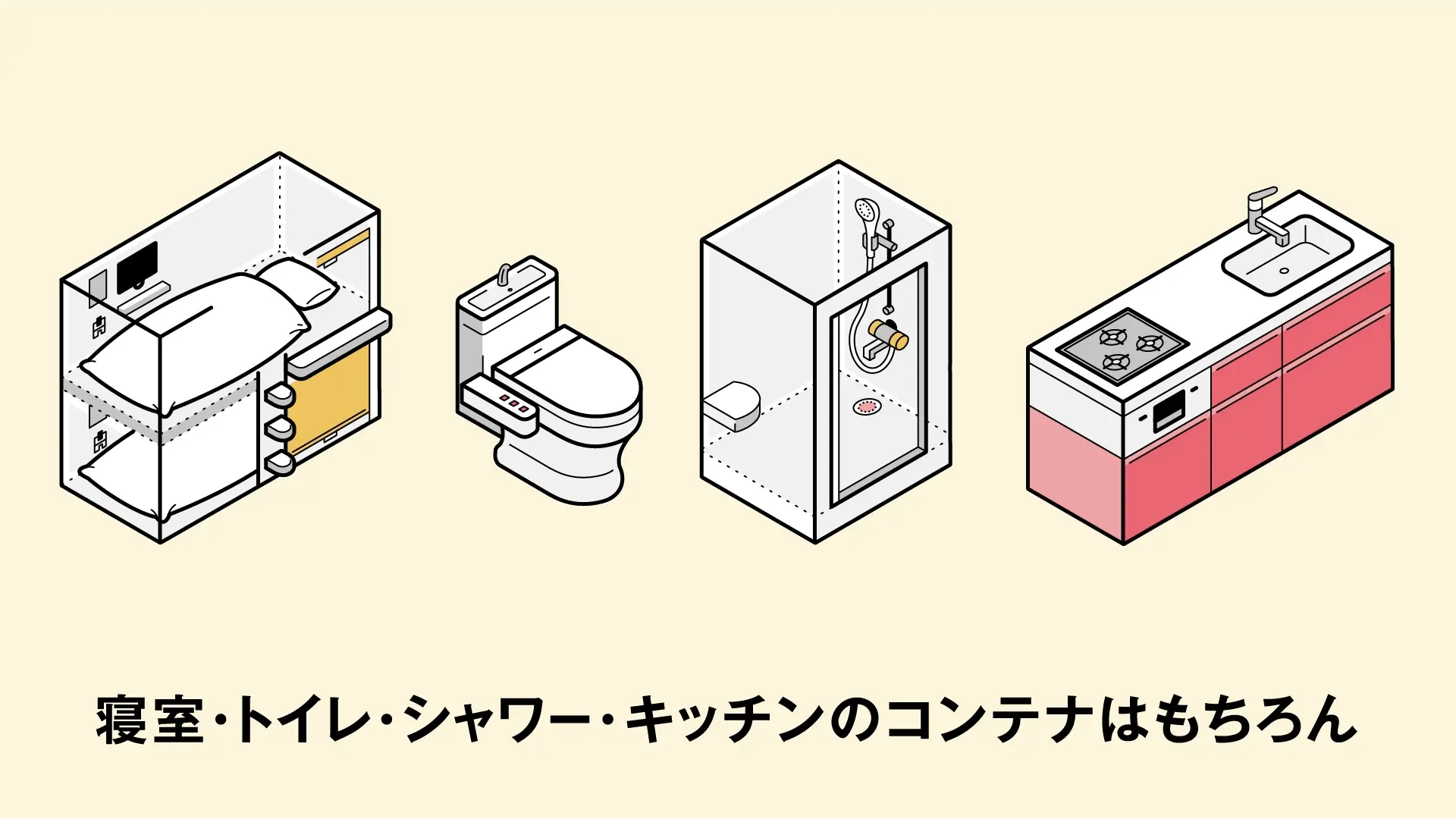 Arnest One 災害時宿泊ユニット クレイドルキャビン | nudo inc.