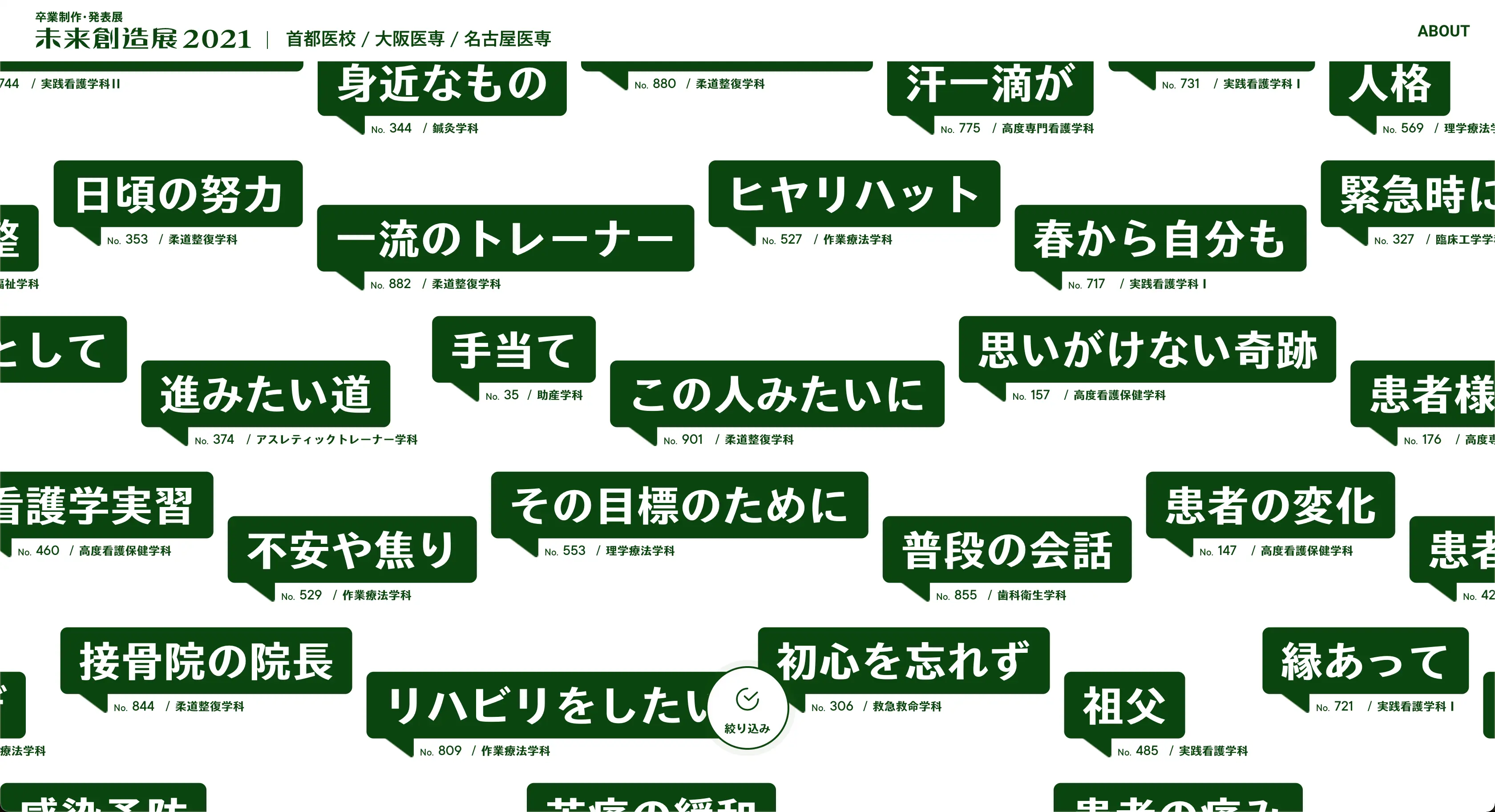 未来創造展 モード学園 / HAL / 医校医専 | nudo inc.